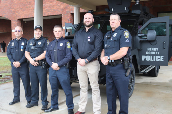 Henry Police award officers, unveil armored vehicle – Henry County Times